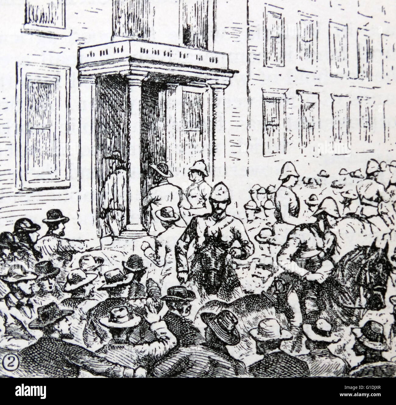 Australian labour crisis of 1890, during the great shipping strike in ...