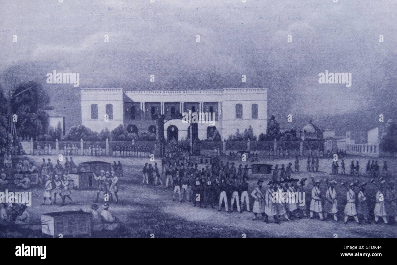 French colonial settlement in india hi-res stock photography and images ...