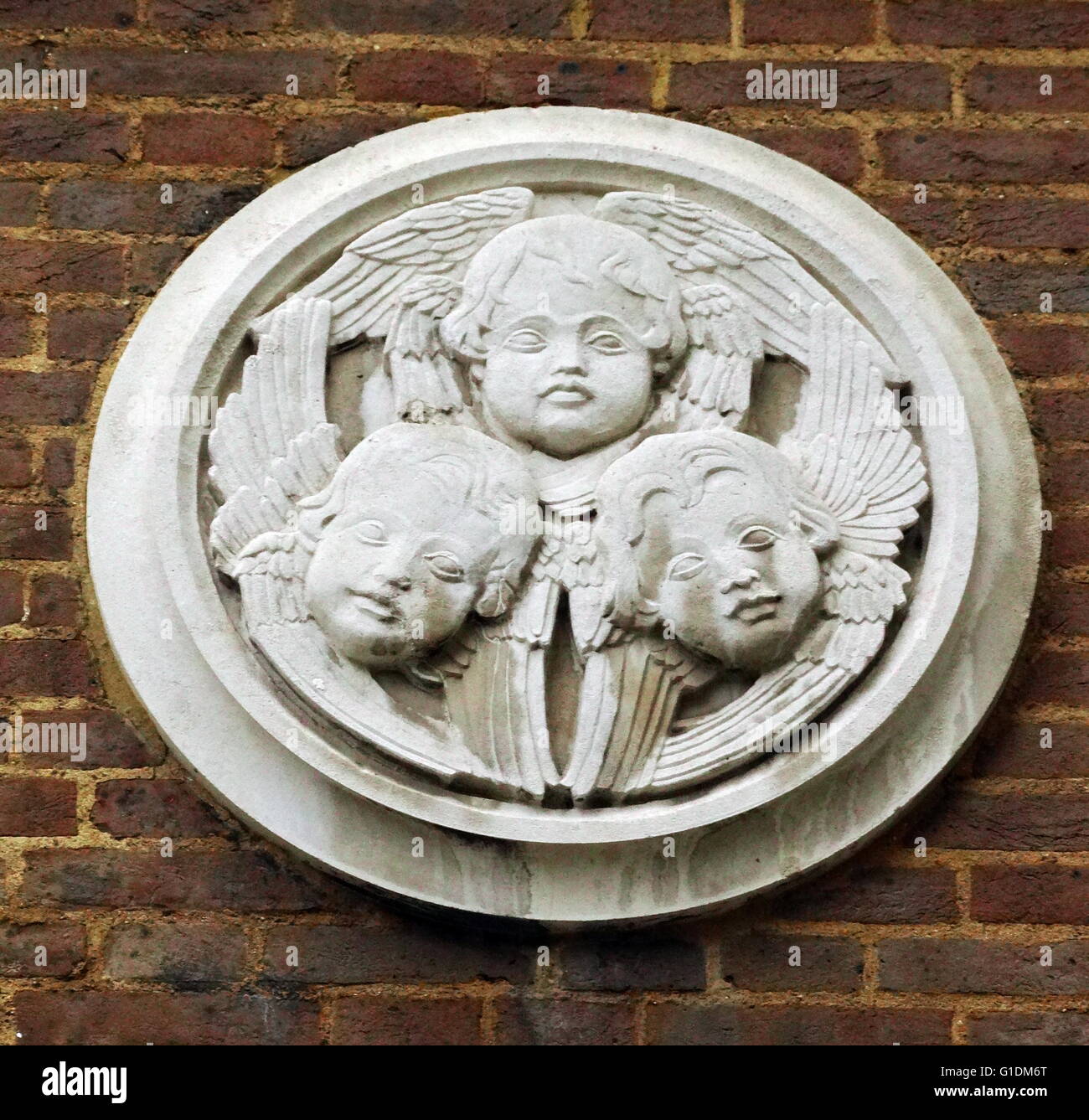 Plaque on the exterior of The Foundling Museum in London. The museum ...