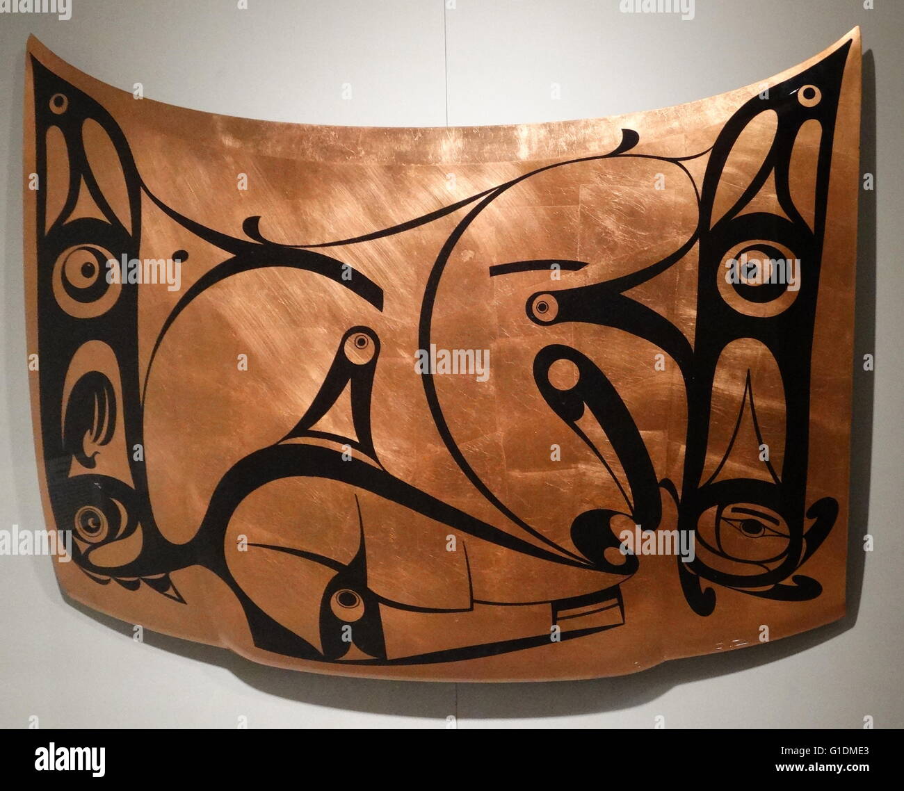 Copper from the Hood, a car hood with embellished copper leaf by ...