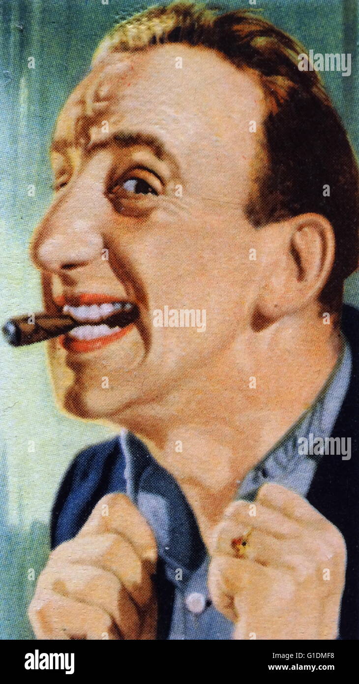 Jimmy Durante (1893-1980), an American singer, actor, pianist and ...