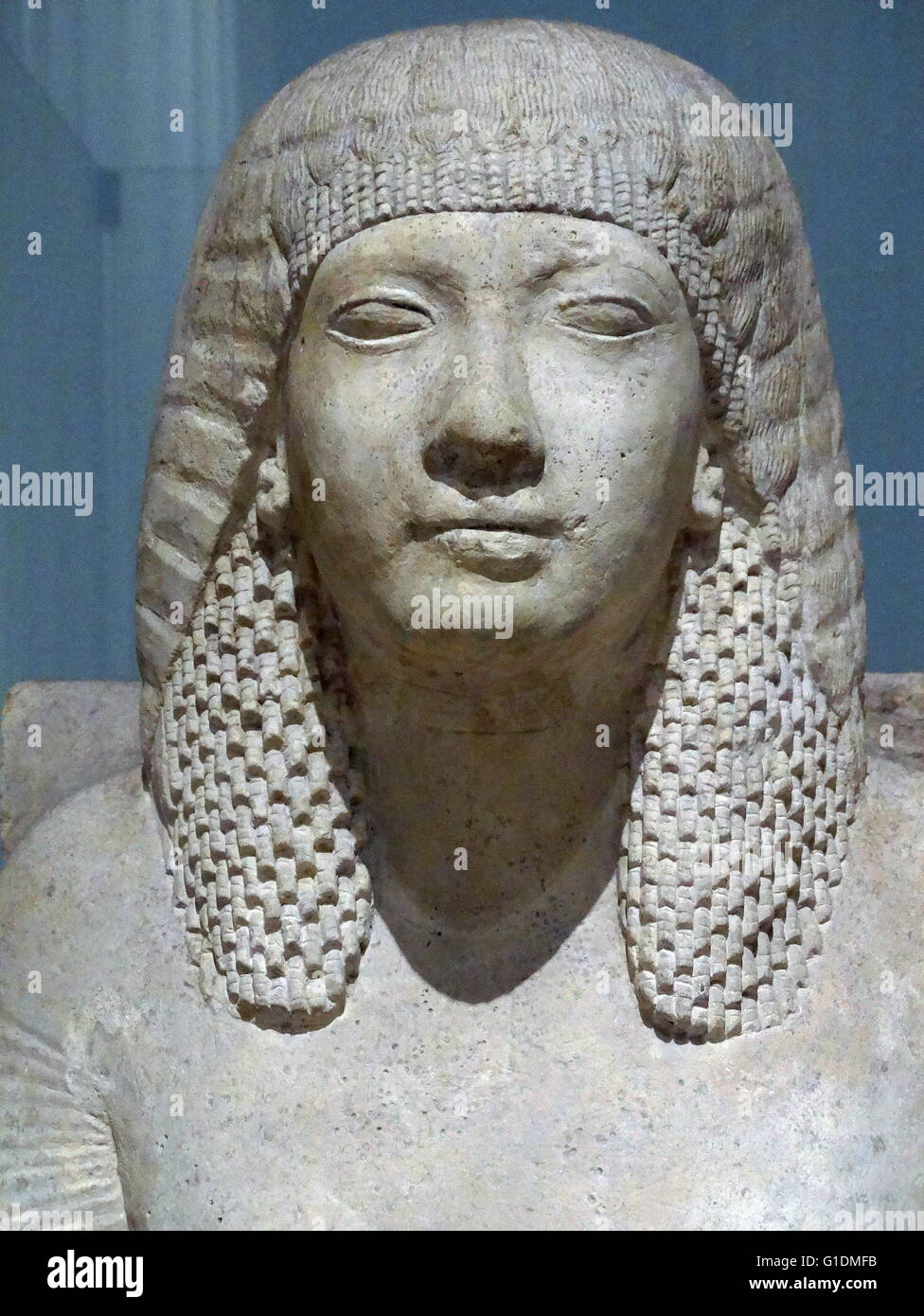 Sculpture of General Horemheb from ancient Egypt. Dated 1550 BCE Stock ...