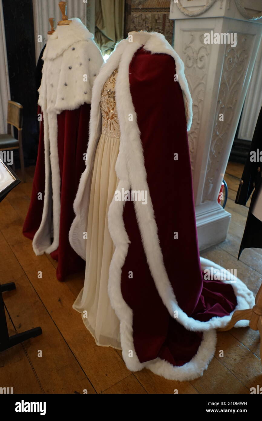 Coronation robes of 10th Duke of Marlborough, for the crowning of King ...