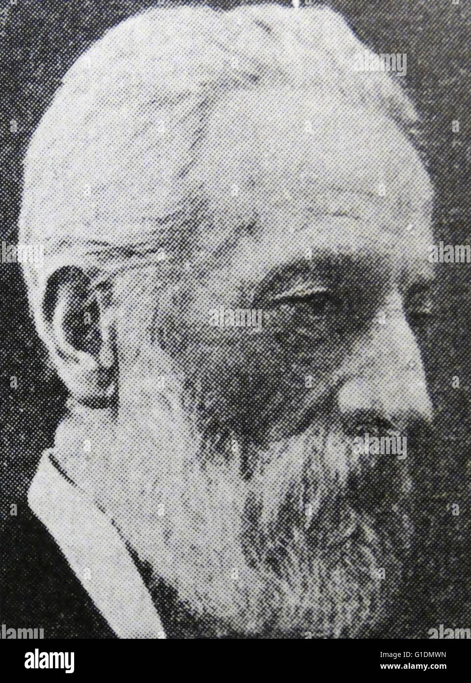 Photographic portrait of Adolf Bastian (1826-1905) German polymath ...