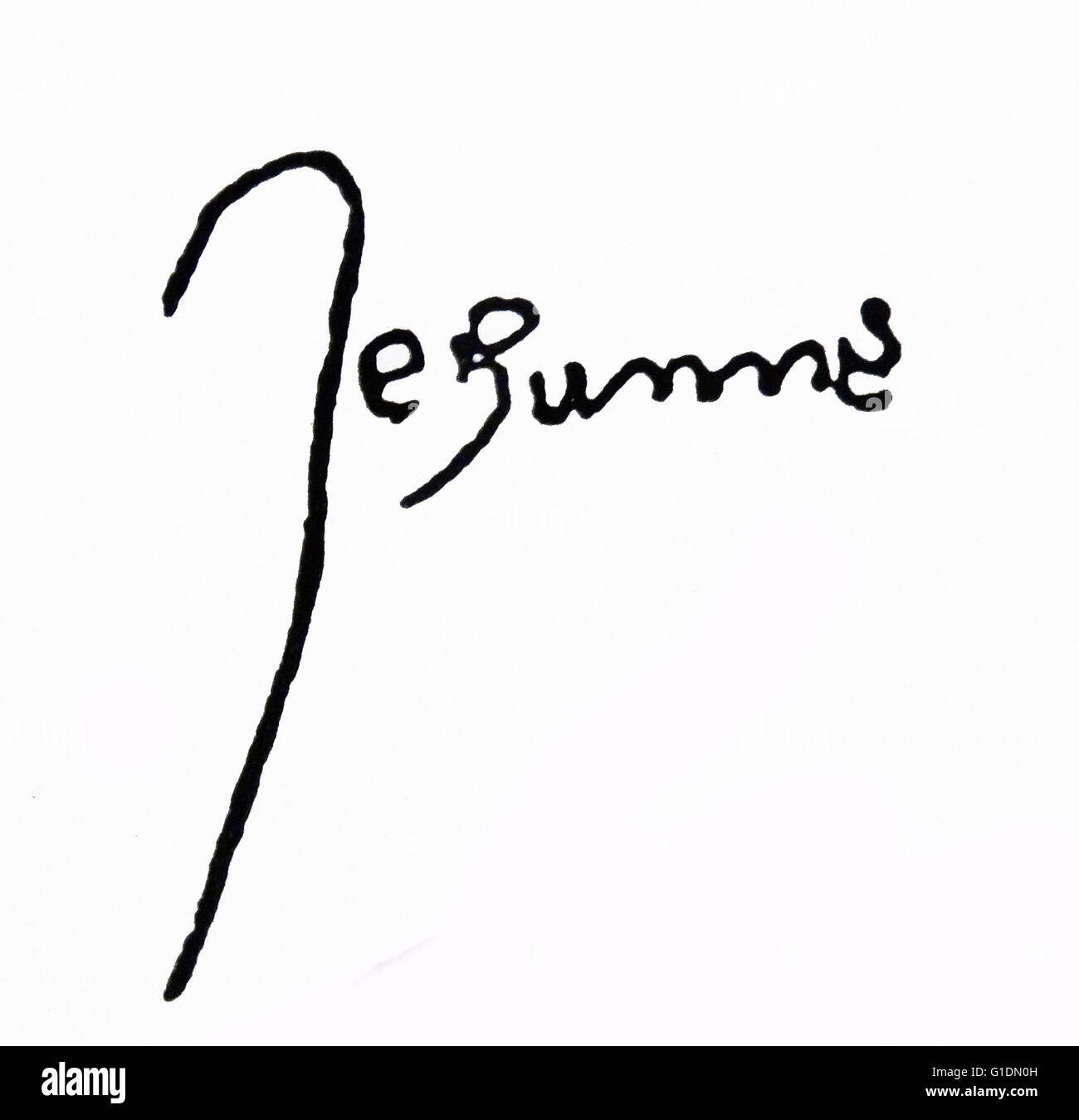 Dutch signature hi-res stock photography and images - Alamy