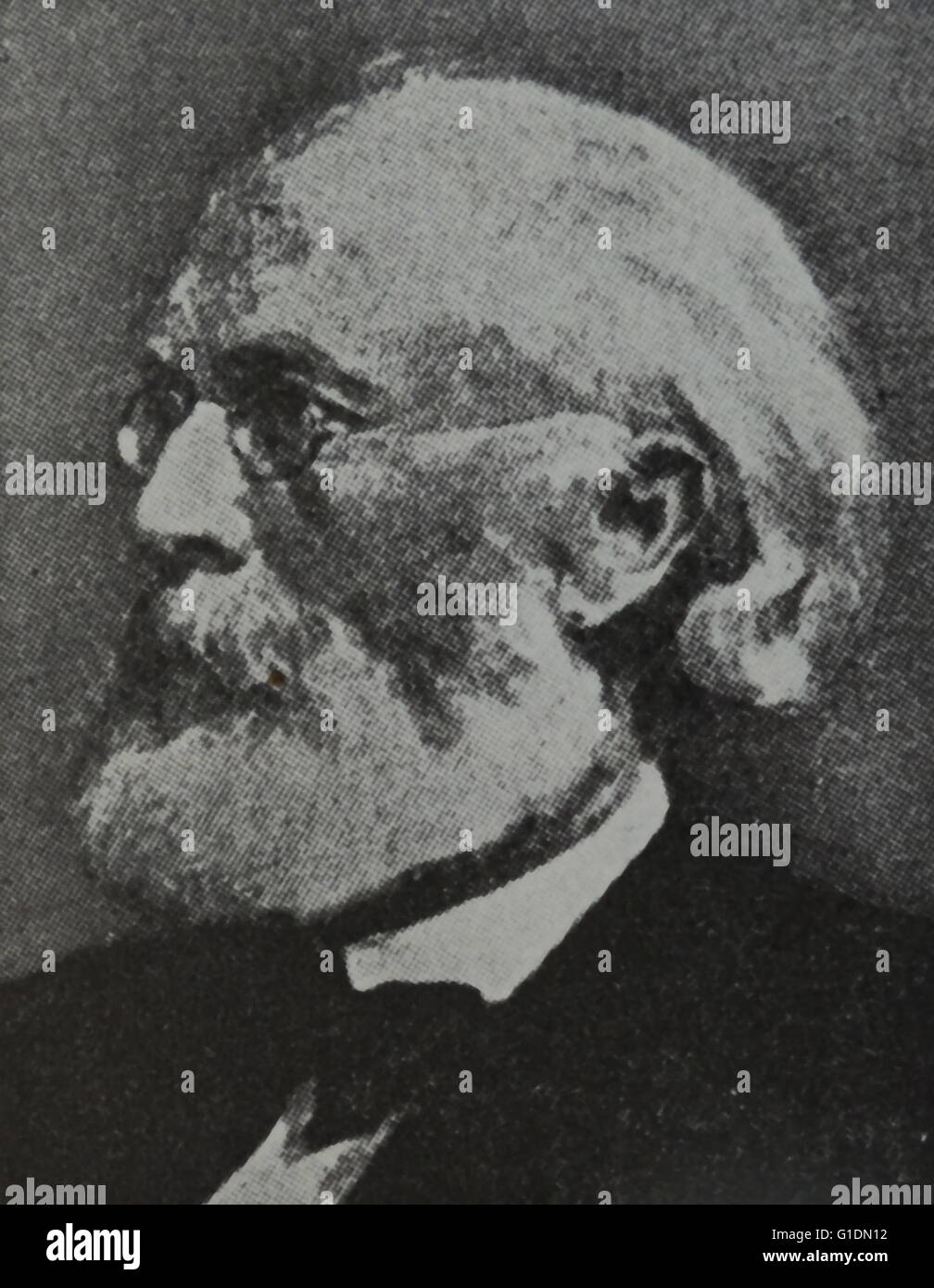Portrait of Johan Erik Cederblom (1834-1913) a Swedish engineer and ...