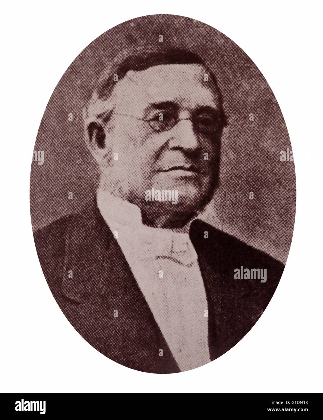 Photographic portrait of Nils Johan Berlin (1812-1891) a Swedish ...