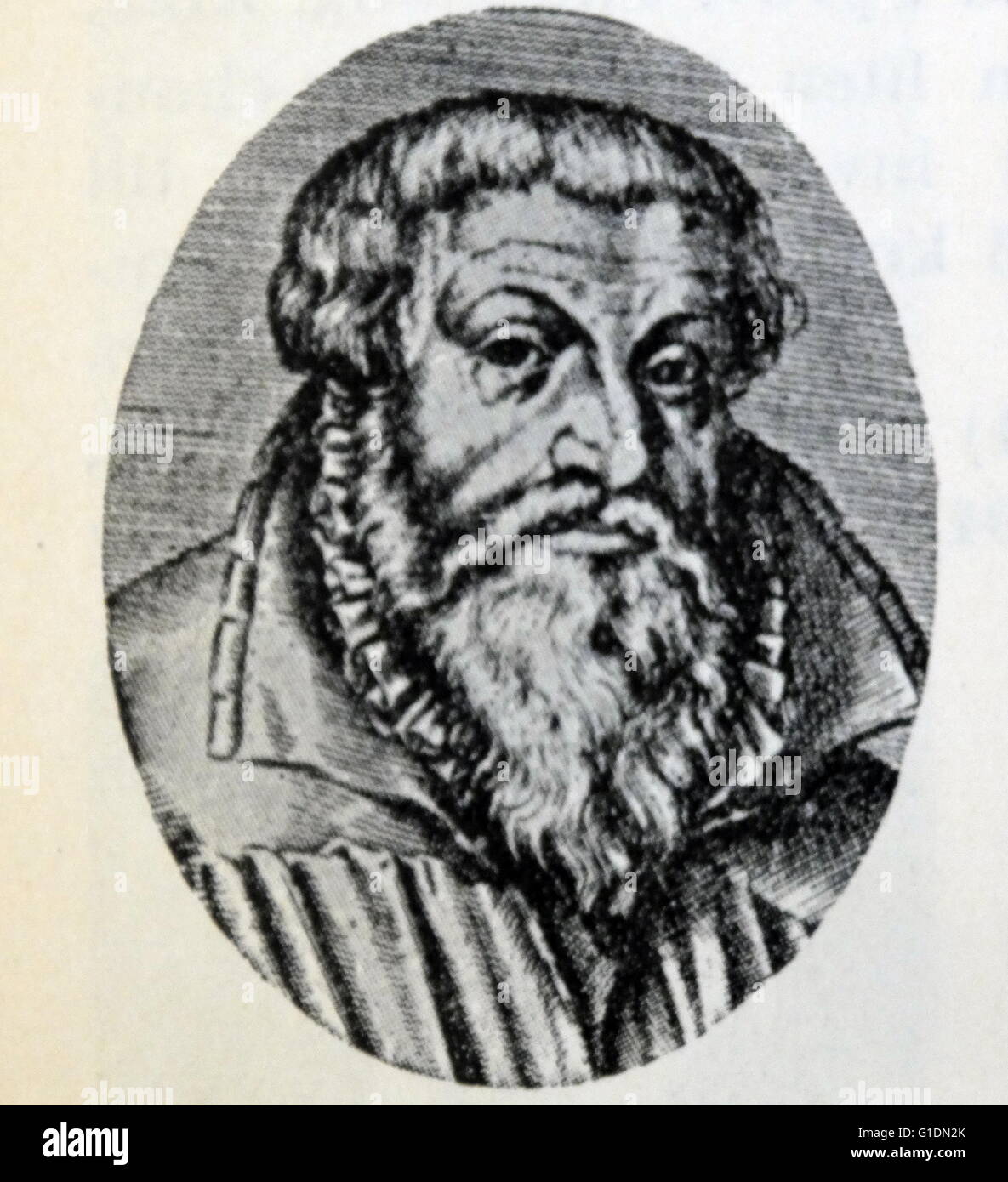 Portrait of Martin Chemnitz (1522-1586) an eminent second-generation ...