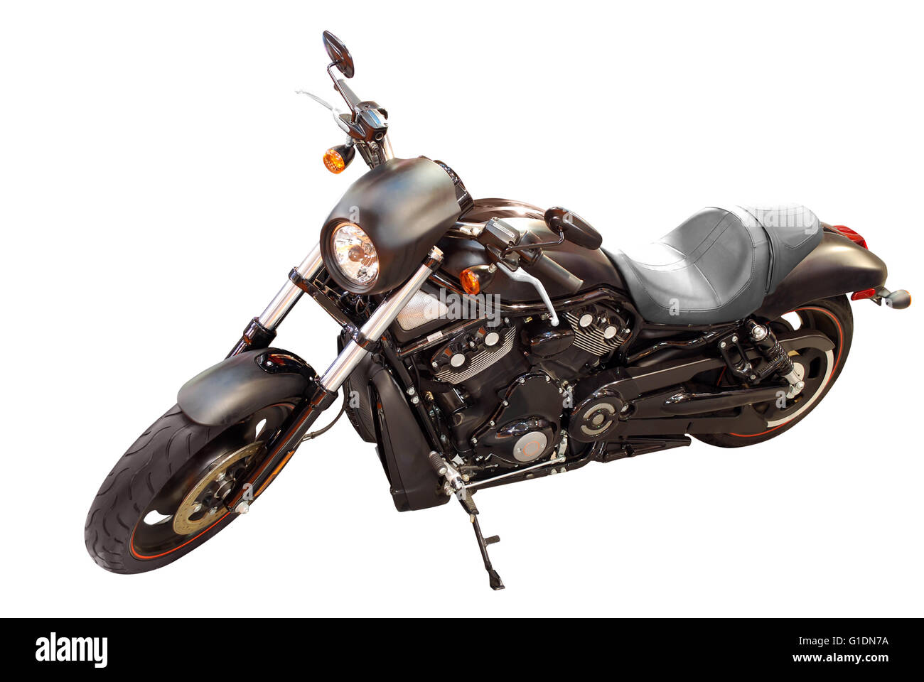 black fast motorcycle isolated Stock Photo - Alamy