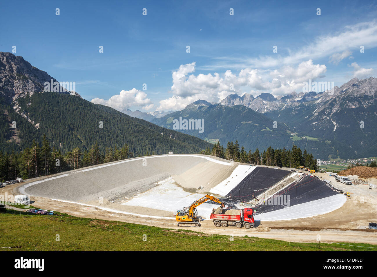 Artificial Lake Construction