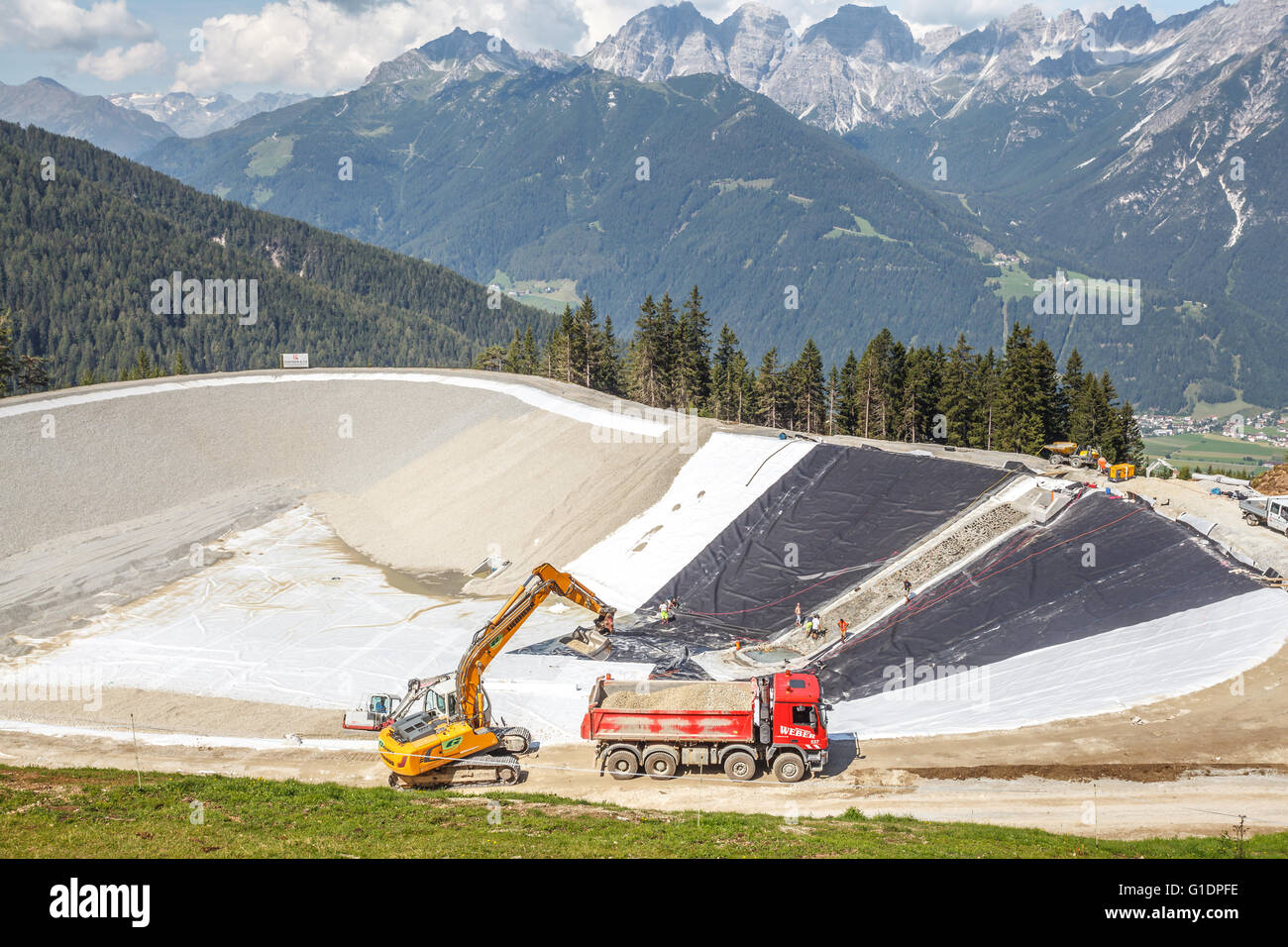 Artificial Lake Construction