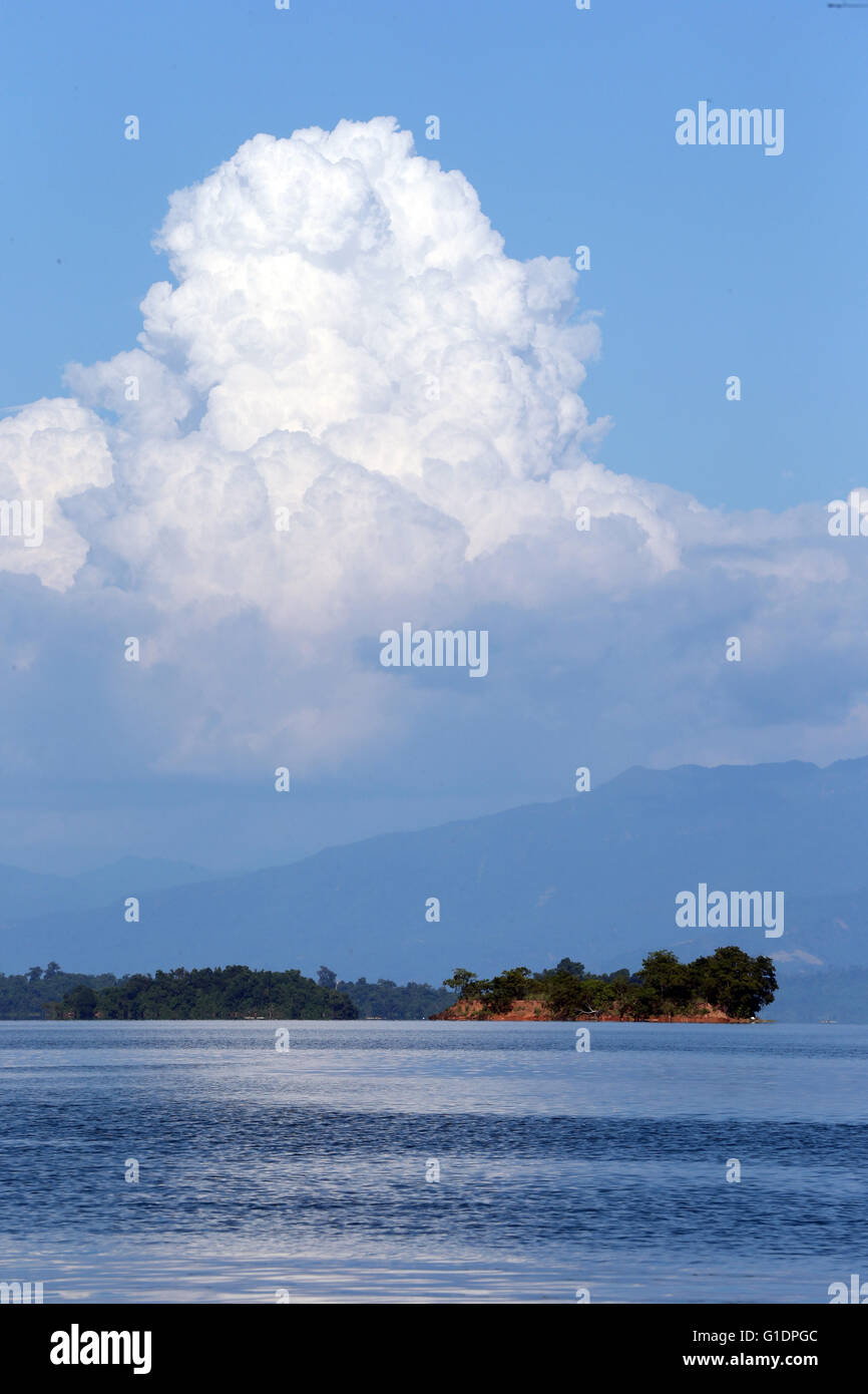 Nam Ngum lake. Landscape. Laos Stock Photo - Alamy