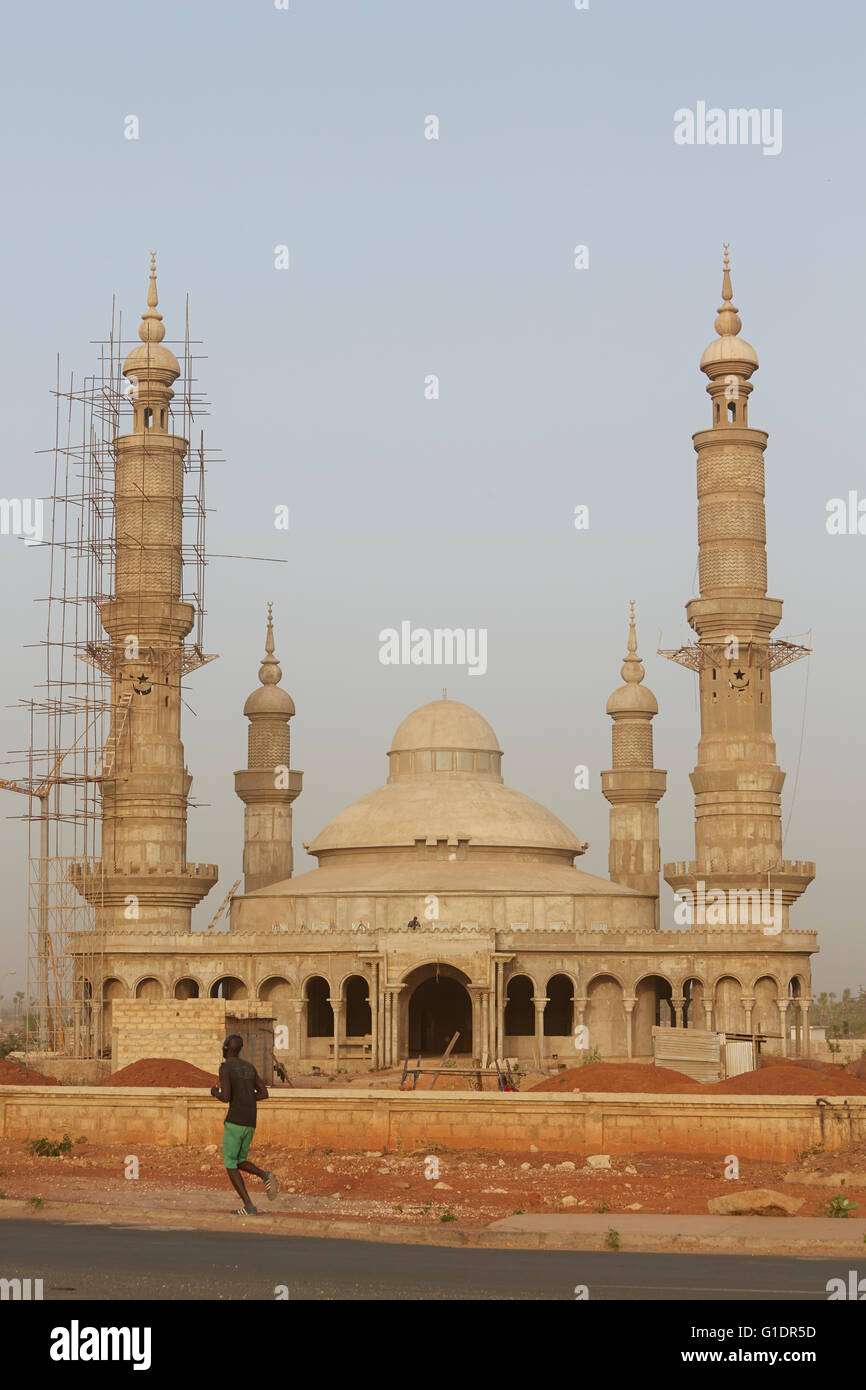 New mosque building. Thies. Senegal Stock Photo - Alamy