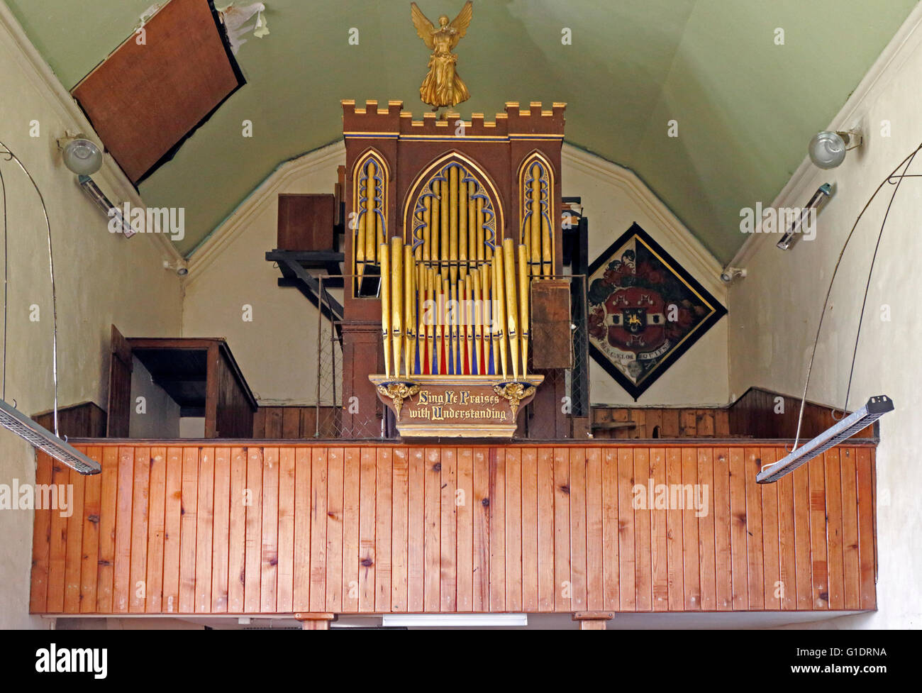 A view of the organ and organ loft in the parish church of St Margaret ...