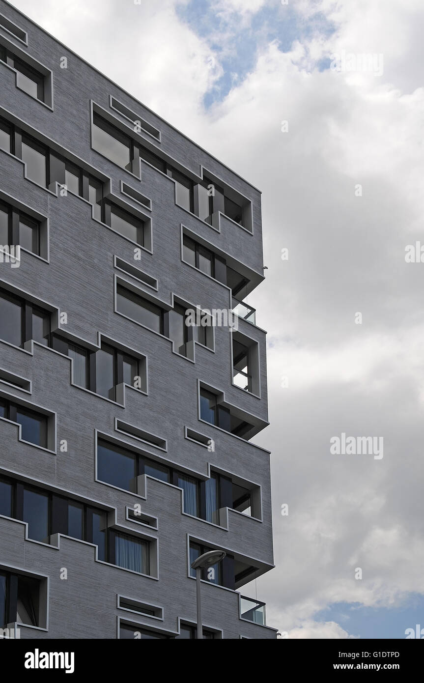 Herzog & de Meuron, Building "Südpark", Basel Switzerland Stock Photo ...