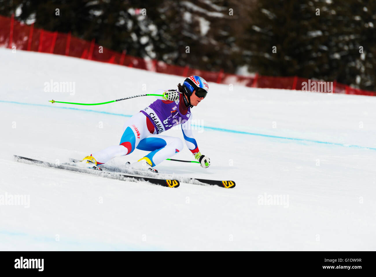 Europe, France, Haute Savoie, Rhone Alps, Chamonix, Kandarhar world cup ...