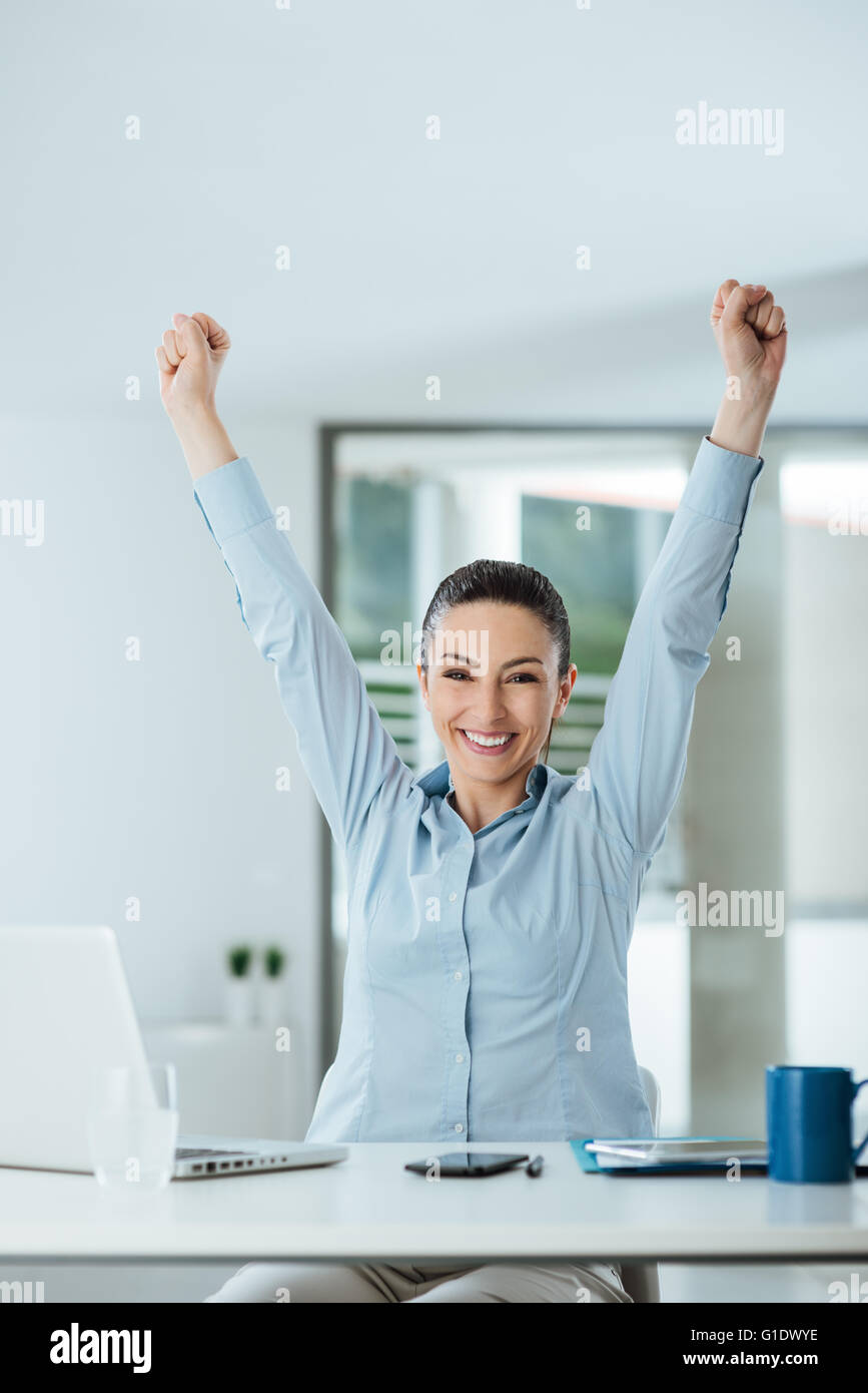 Female ceo at desk hi-res stock photography and images - Alamy