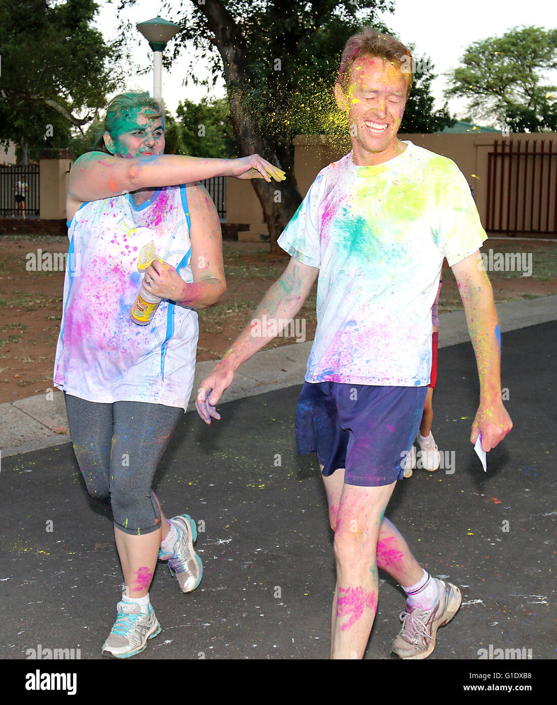 Woman faces covered festival hi-res stock photography and images - Alamy