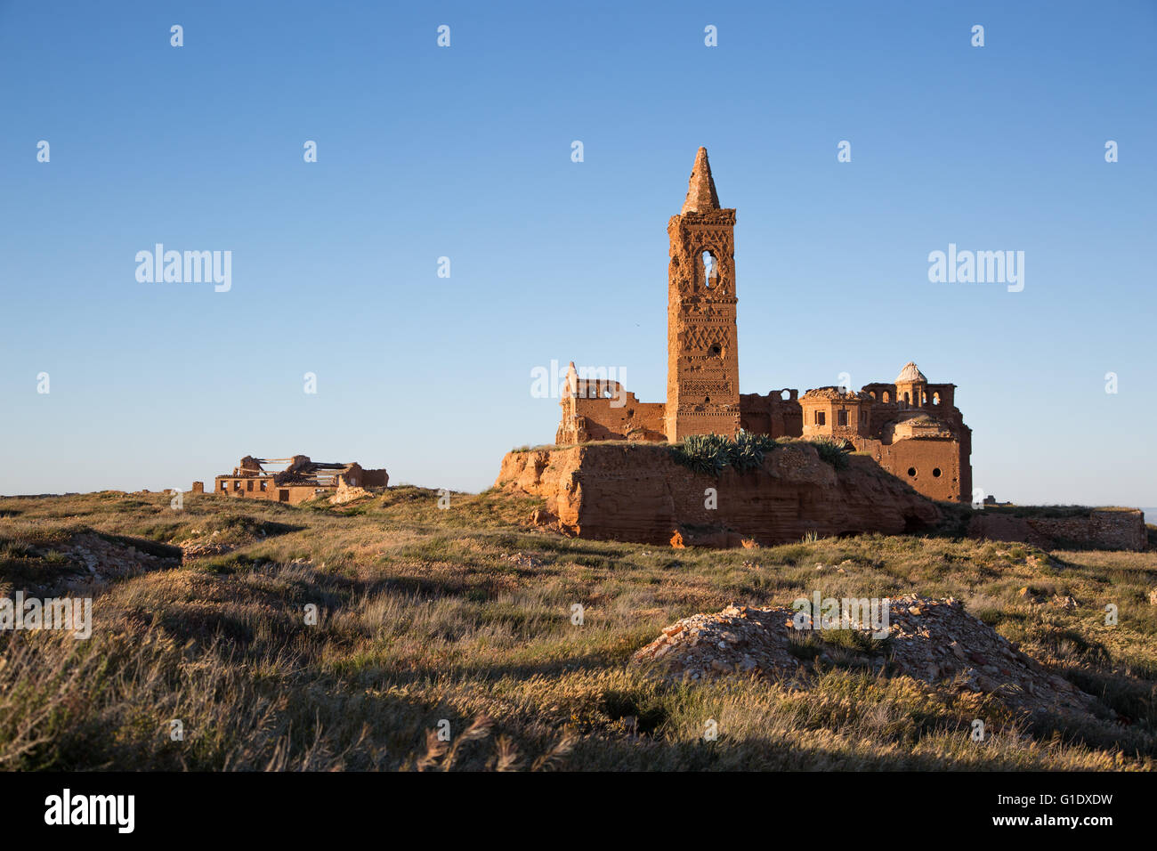 Belchite ruins hi-res stock photography and images - Alamy