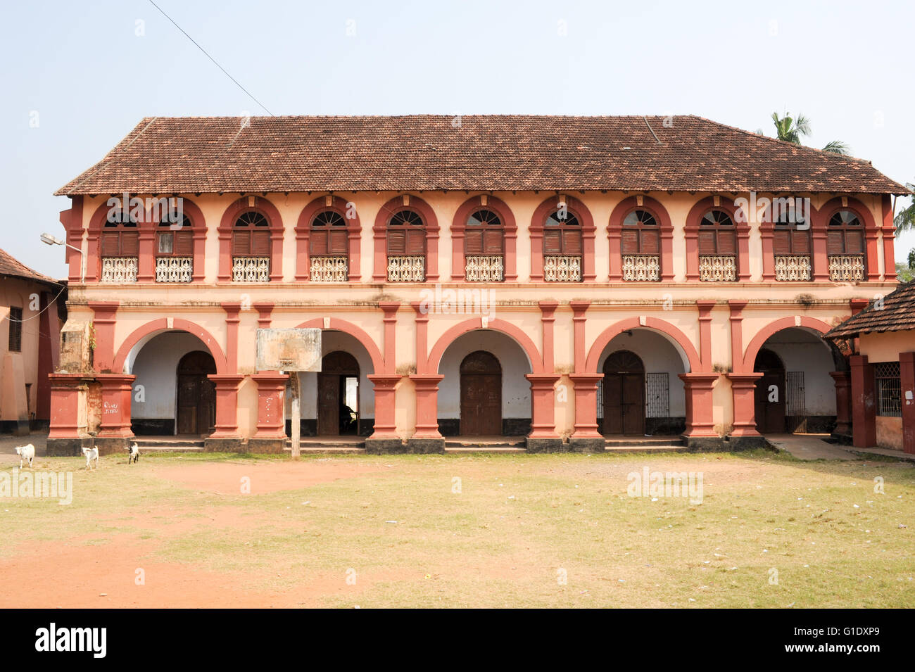 Santa cruz secondary school at Fort Cochin Stock Photo - Alamy