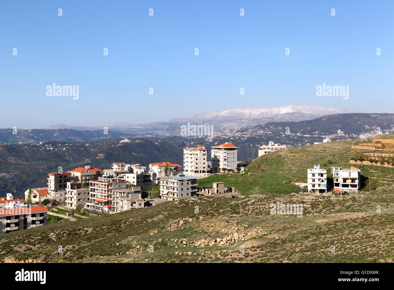 Lebanon landscape village hi-res stock photography and images - Alamy