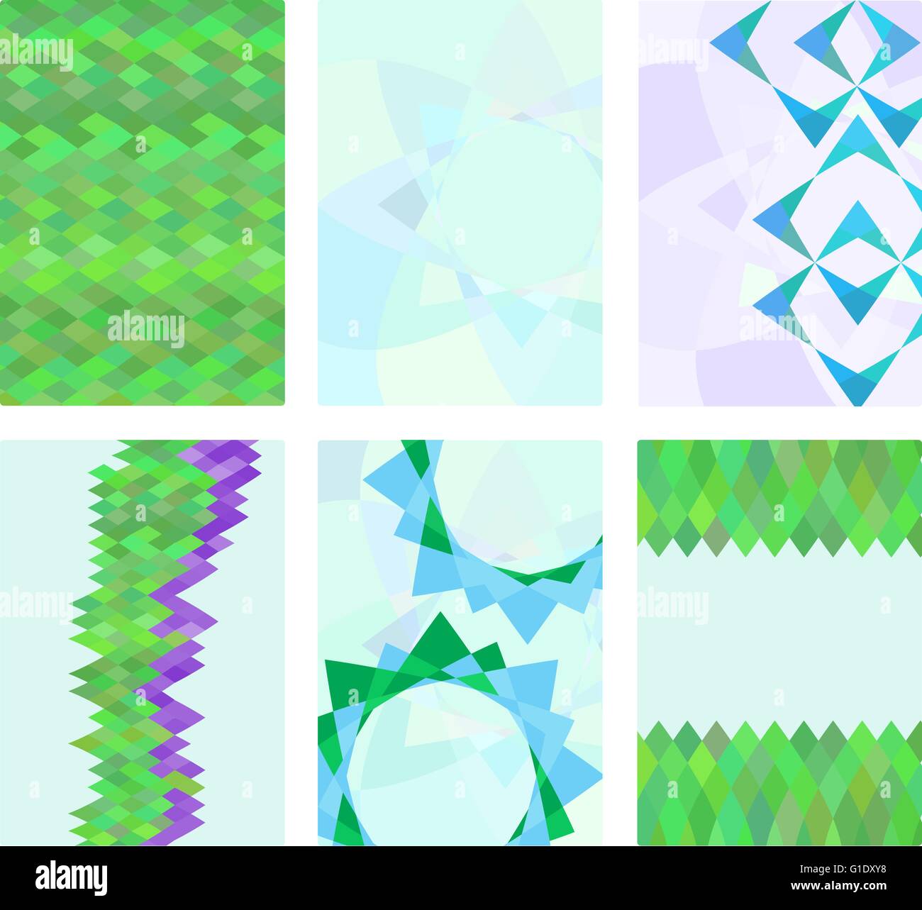 Set of cards with abstract images Stock Vector Image & Art - Alamy