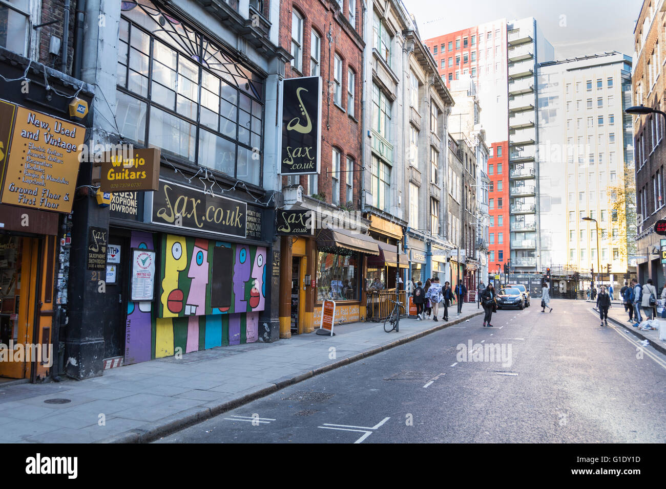 Denmark Street London Stock Photos & Denmark Street London Stock Images ...