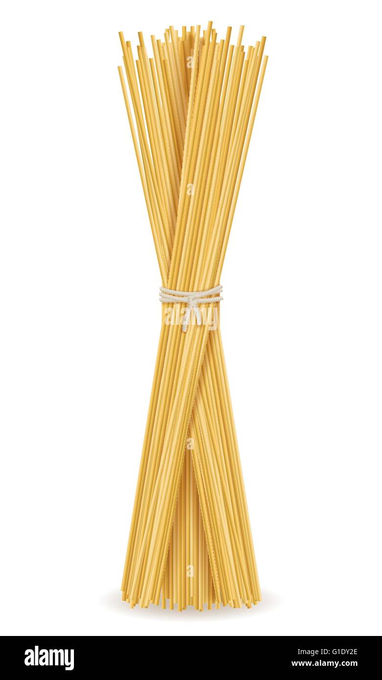 pasta vector illustration isolated on white background Stock Vector ...