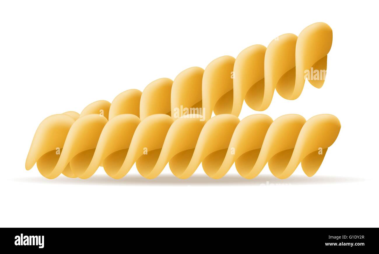 pasta vector illustration isolated on white background Stock Vector ...