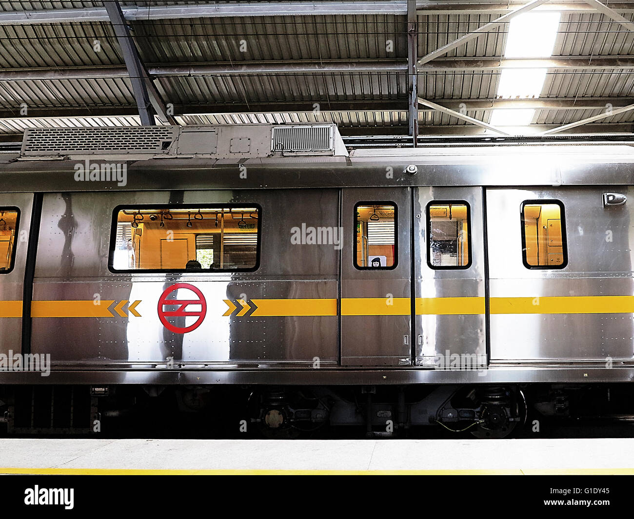 India delhi metro hi-res stock photography and images - Alamy