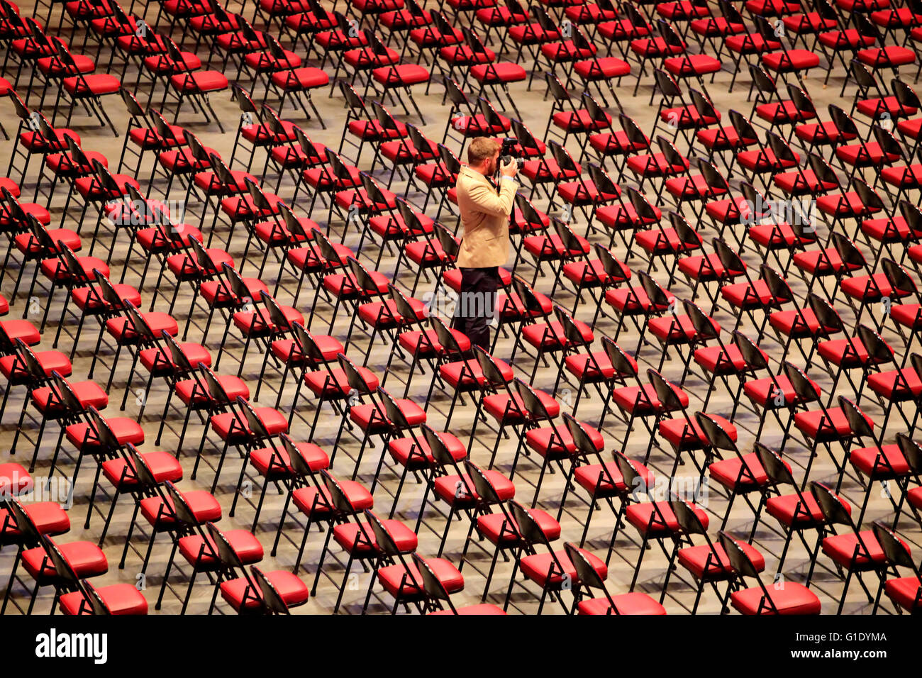 Graduation day seats Stock Photo - Alamy