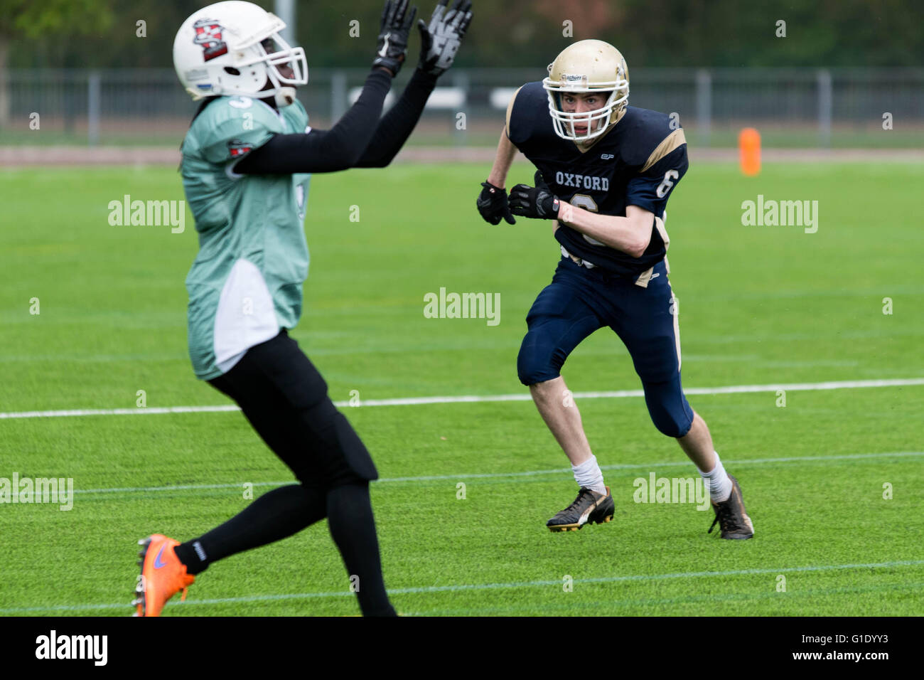 Varsity Bowl X Oxford University AFC vs Cambridge AFC Stock Photo - Alamy