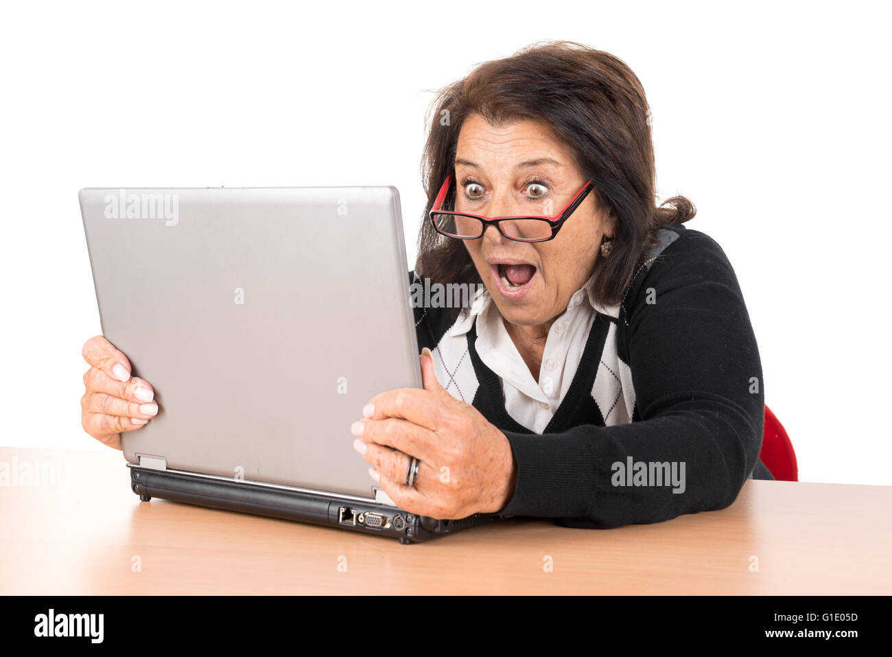 Surprised grandma hi-res stock photography and images - Alamy