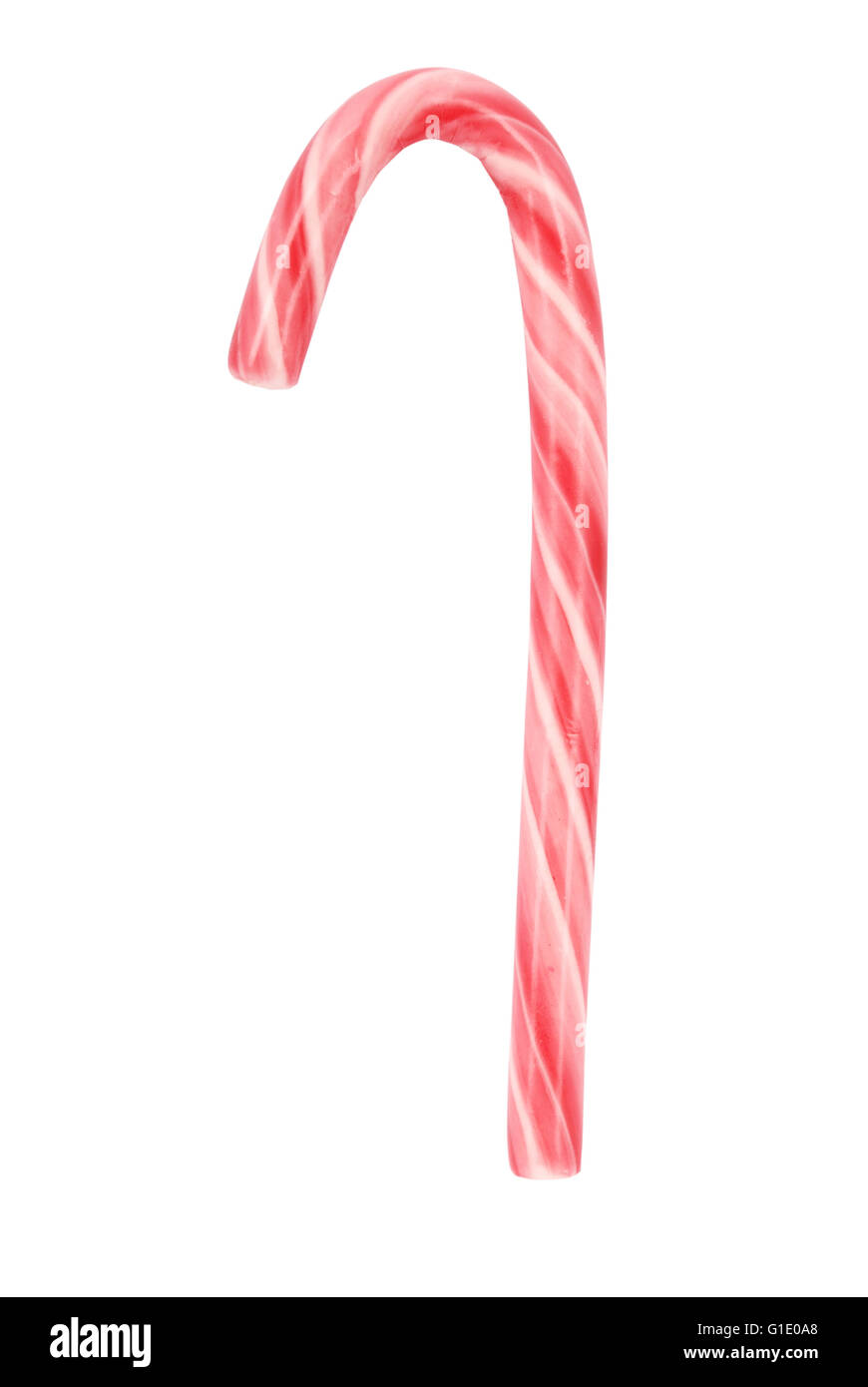 Red and white candy sweetmeat white background with soft shadow ...