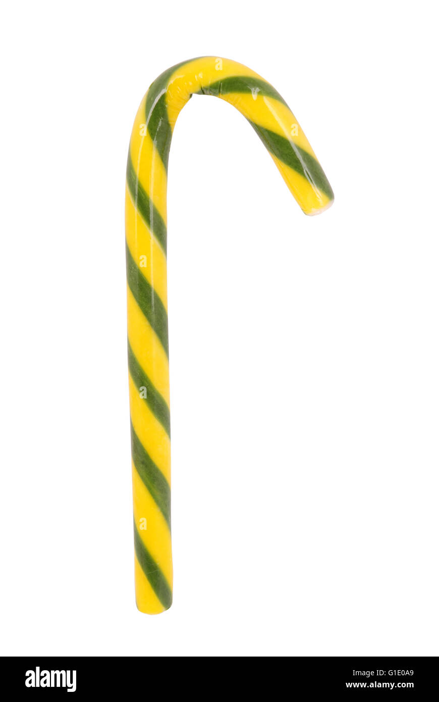 Yellow Green Candy Cane Red And Green Candy Cane Vector Illustration