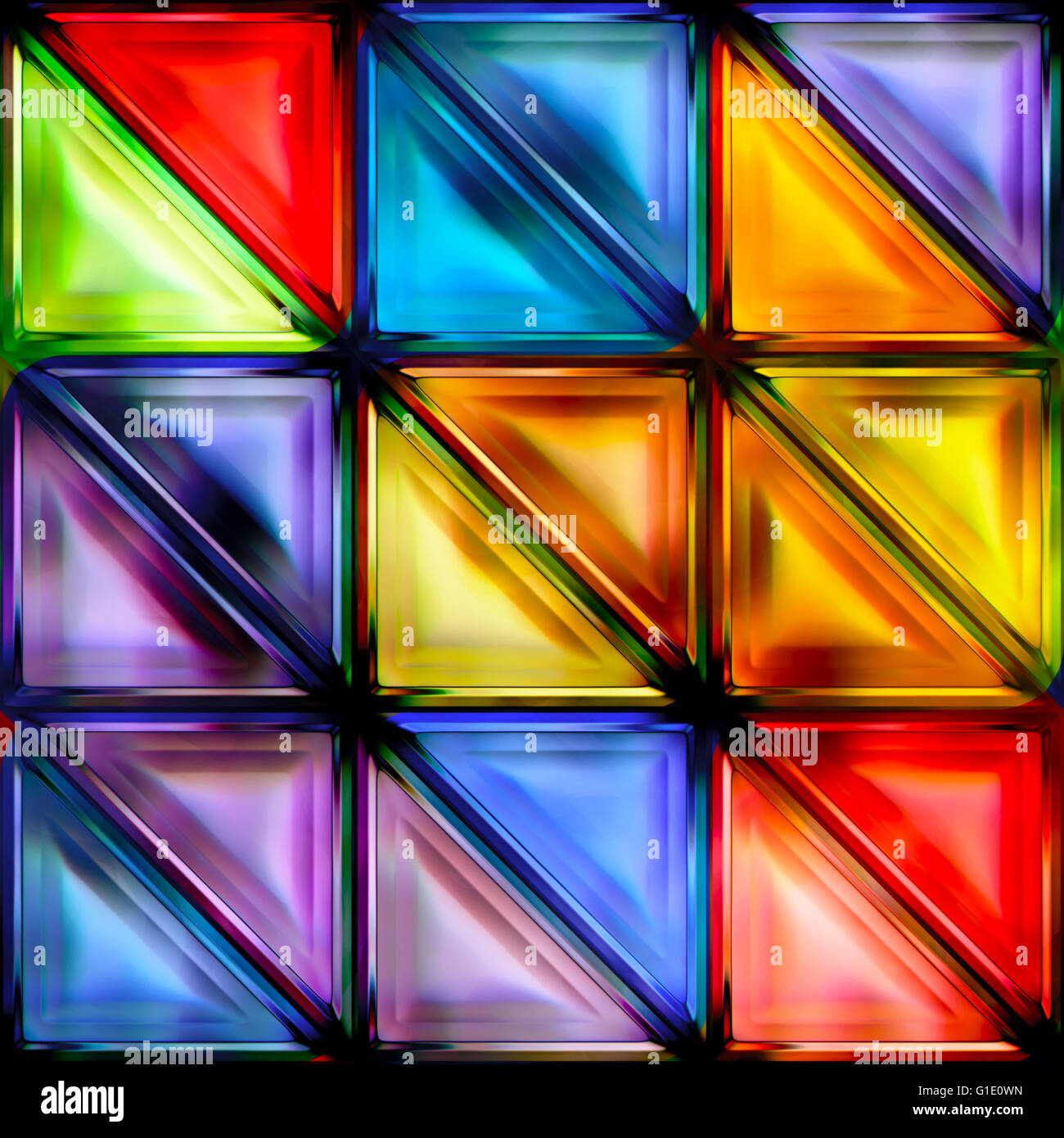 Seamless texture of abstract bright 3D illustration Stock Photo - Alamy