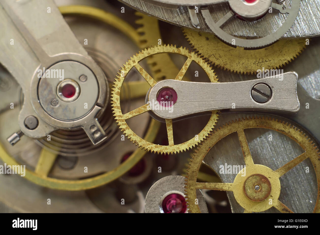 inside the clock Stock Photo - Alamy