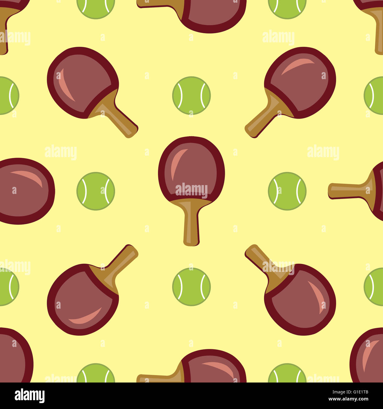 Table tennis seamless pattern background Stock Photo - Alamy
