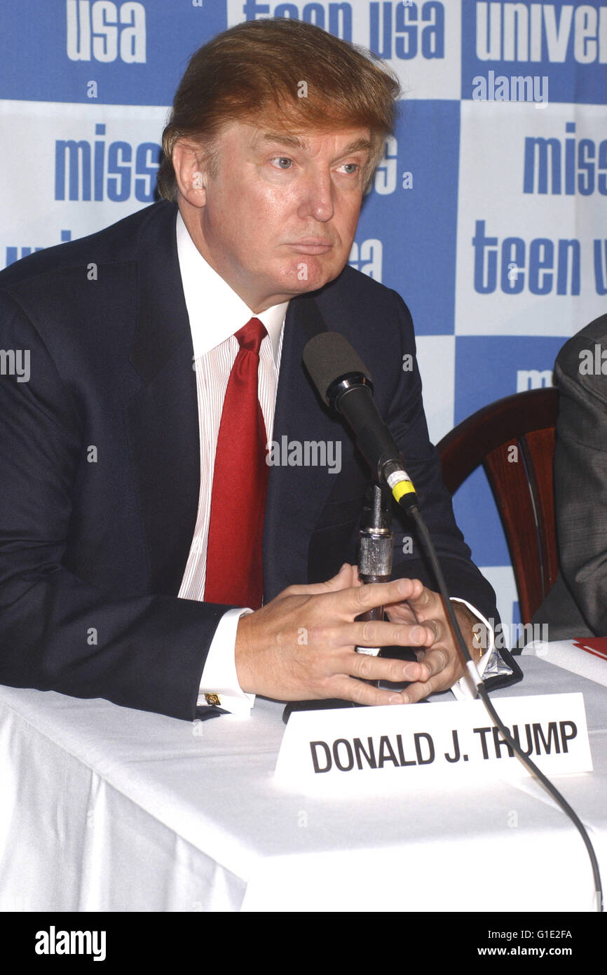 Donald Trump in New York, 25.09.2002 | Verwendung weltweit/picture ...