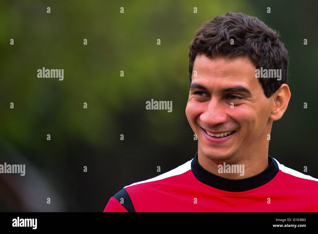 SAO PAULO, Brazil - 13/05/2015: TRAINING SPFC - PH Ganso during ...