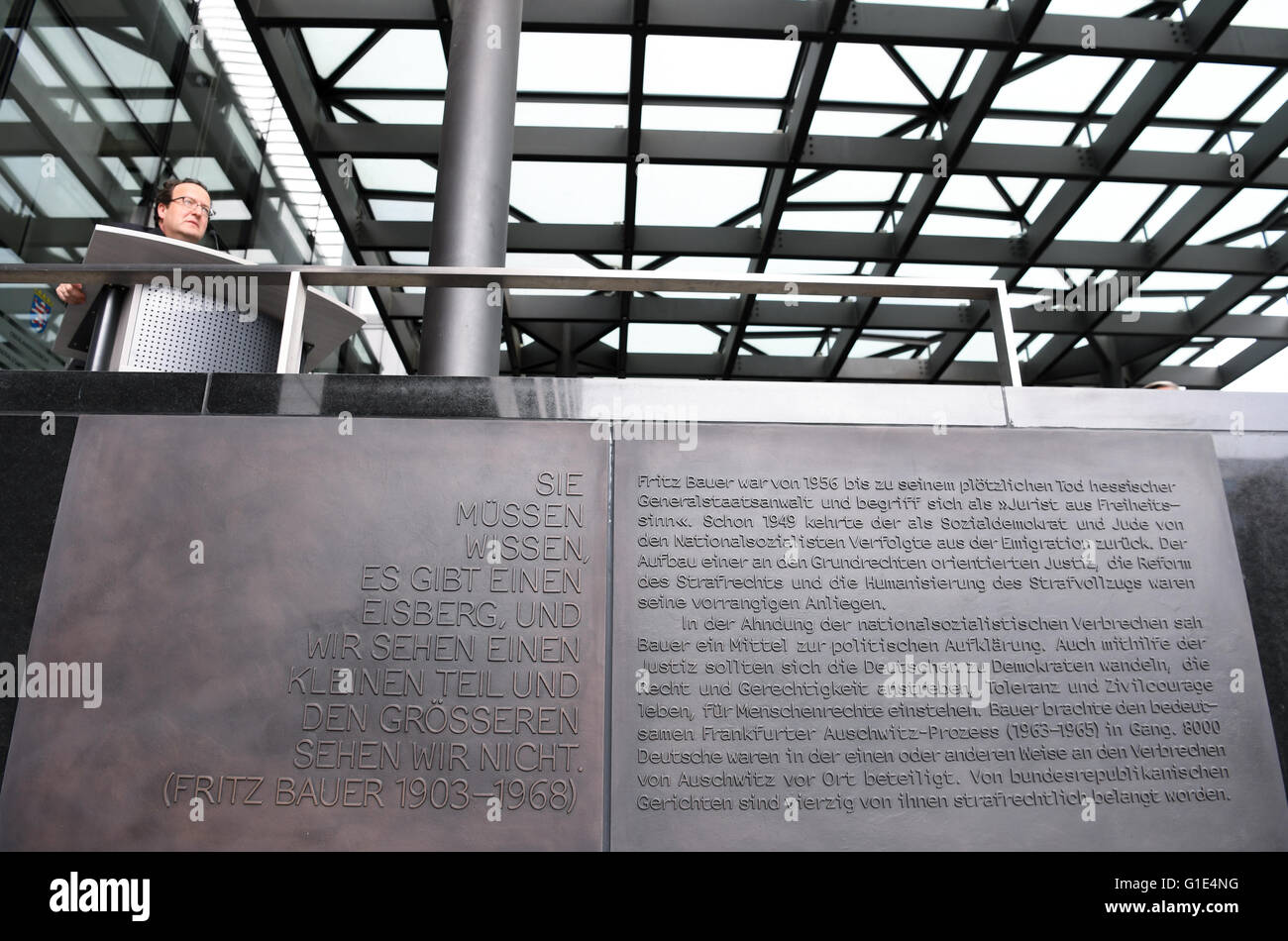 Raphael Gross, former Director of the Fritz Bauer Institute, speaking ...