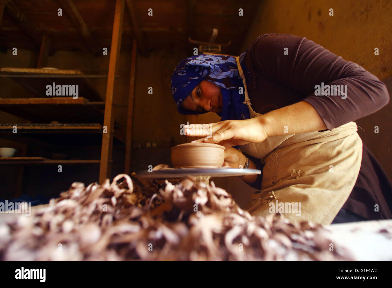 Egyptian pottery workshop hi-res stock photography and images - Alamy