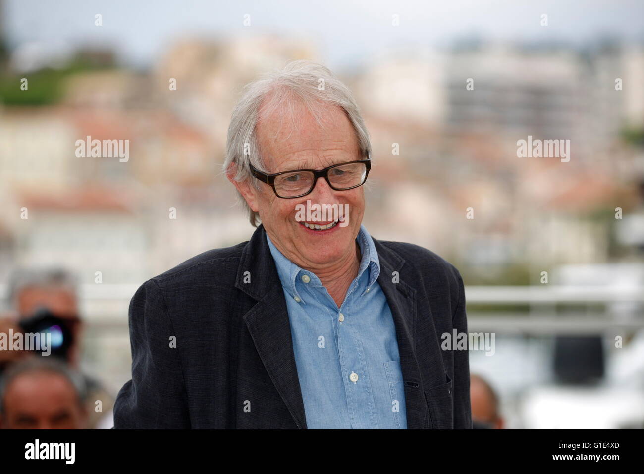 Cannes, France. 13th May, 2016. Director Ken Loach attends the ...