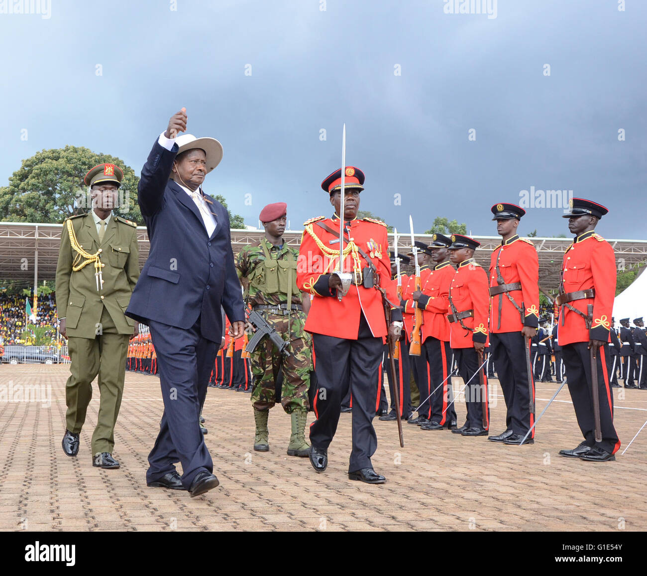 Yoweri museveni 2016 hi-res stock photography and images - Alamy