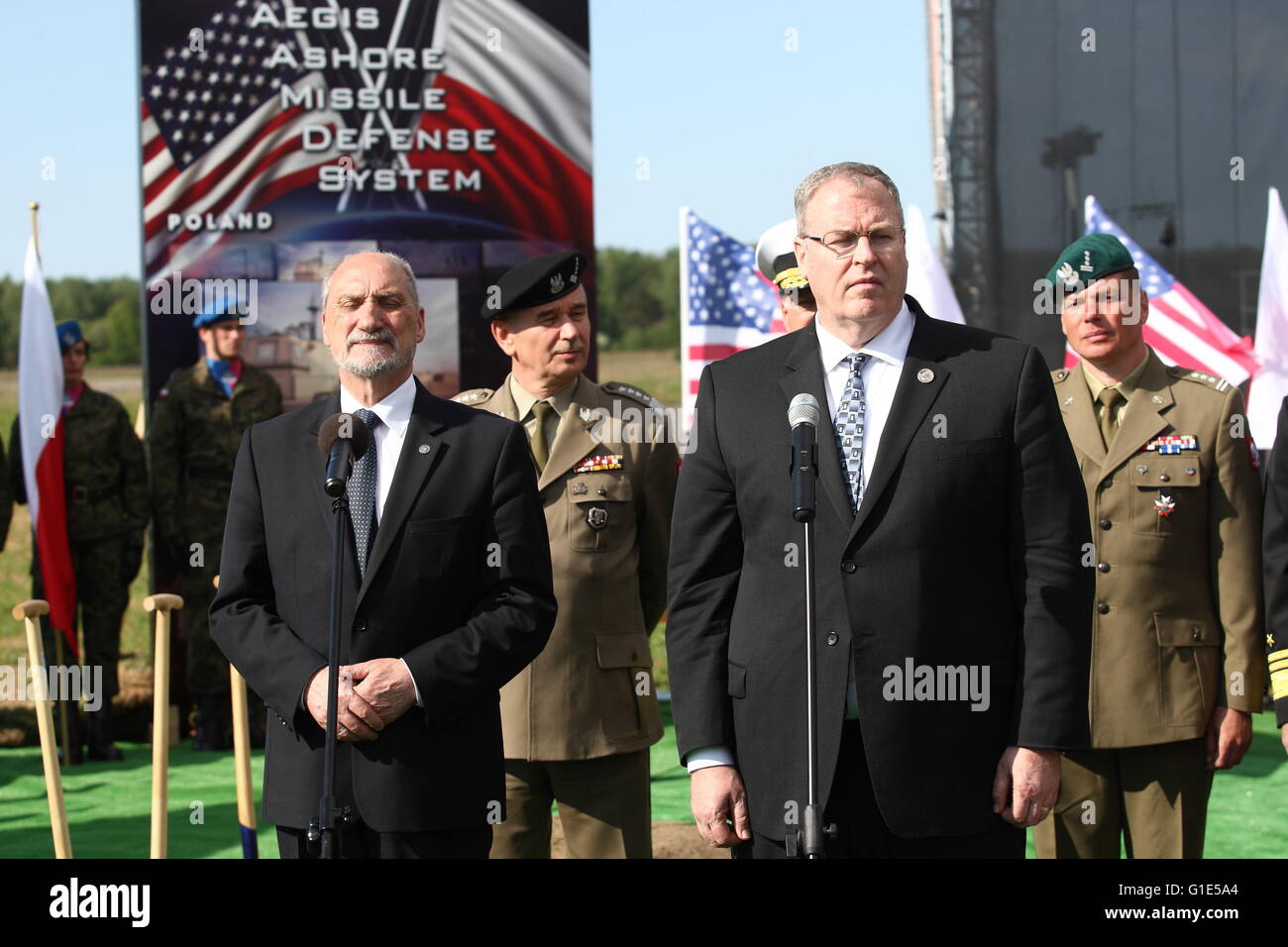 Redzikowo , Poland 13th, May 2016 President Andrzej Duda and US Deputy ...