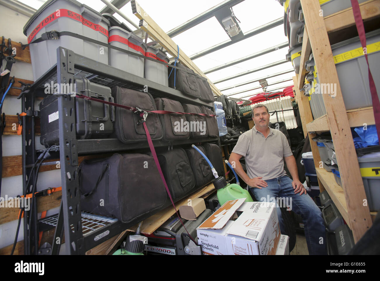 Los Angeles, California, USA. 25th Apr, 2016. Steven Allison, CFO of ...