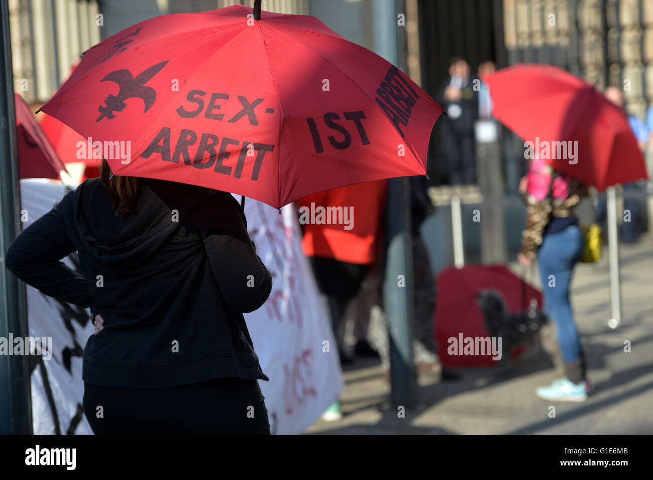 Berlin, Germany. 13th May, 2016. Prostitutes demonstrating against a ...