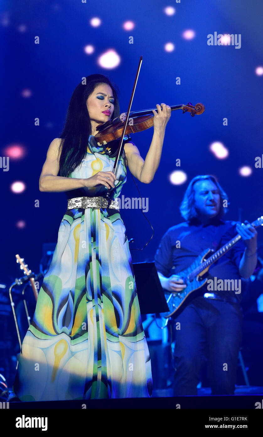 Brno, Rondo Arena. 13th May, 2016. Concert of British violinist Vanessa ...