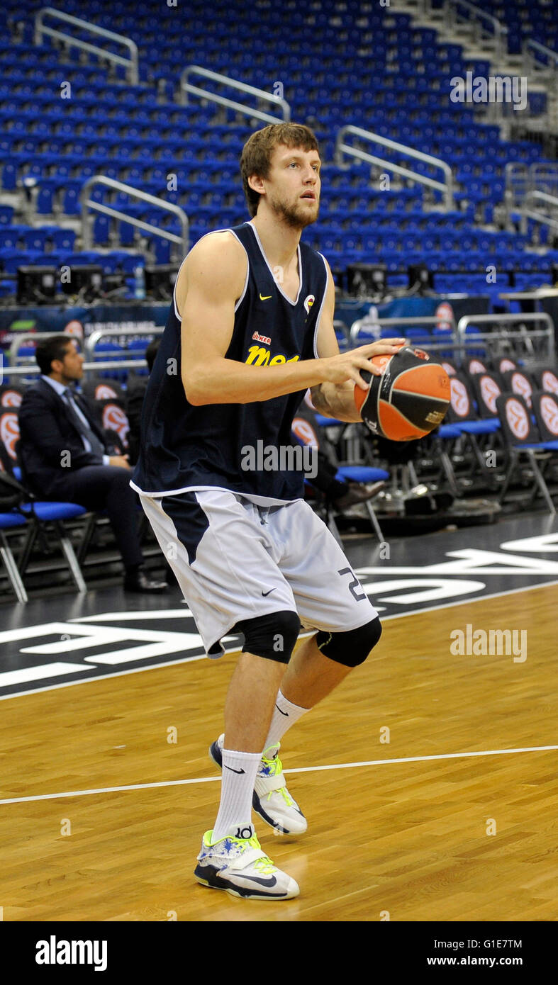 Berlin, Germany. 12th May, 2016. Jan Vesely of Fenerbahce Istanbul ...