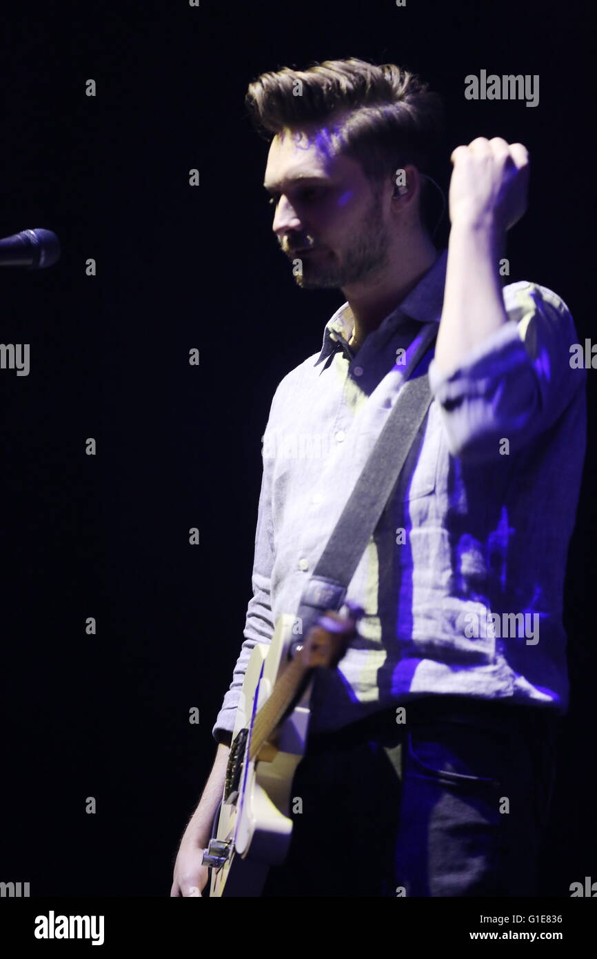 Liverpool, Merseyside, UK. 13th May, 2016. Editors perform live at the ...